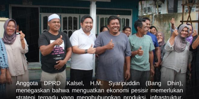 BANG DHIN DORONG PENGUATAN EKONOMI PESISIR: RUMPON TERUKUR, PASAR ...